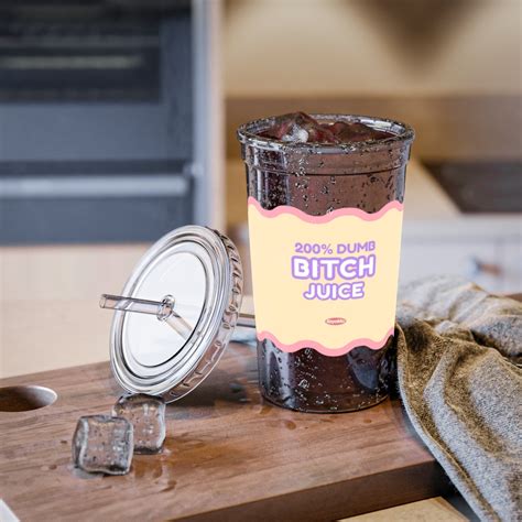 Dumb Bitch Boba Bubble Tea Cup Meme Gag T Twitch Vtuber Etsy Canada