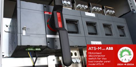 Abb Motorised Disconnector Switch For Visa Ats M Panels Visait