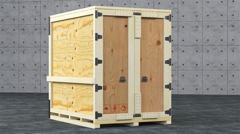 Wooden Shipping Crate 3d Model 29 3ds Blend C4d Fbx Max Ma Lxo Obj Free3d