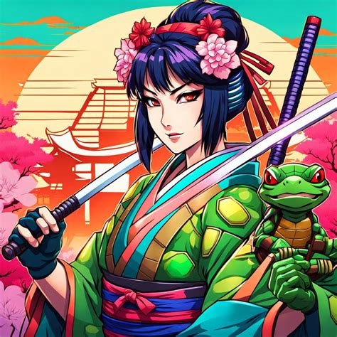 Geisha Female Warrior By Peaceout07 On Deviantart