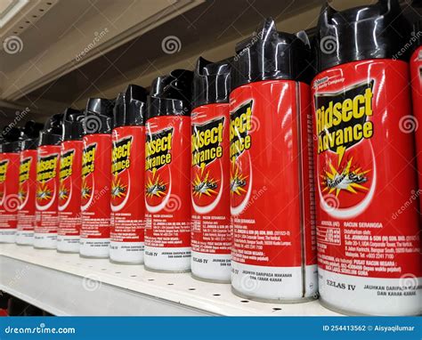 Various Brands Of Aerosol Type Insecticides In Commercial Cans Editorial Photography Image Of