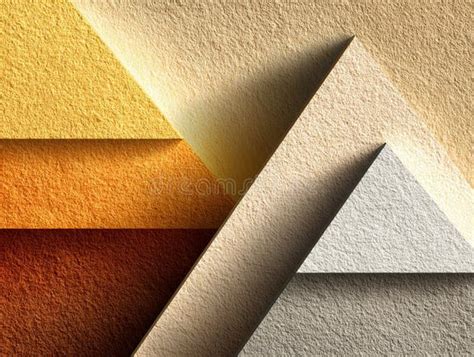 A Three Tiered Metallic Pyramid Emerging From A Textured Surface With