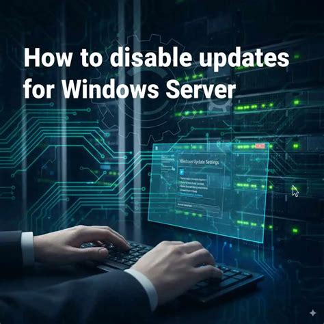 How To Disable Updates For Windows Server