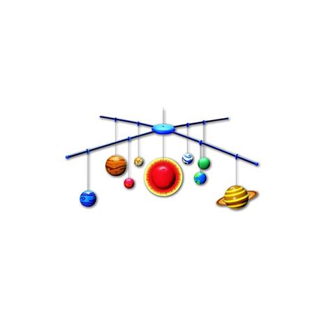 4m 3d Glow In The Dark Solar System Mobile Making Kit
