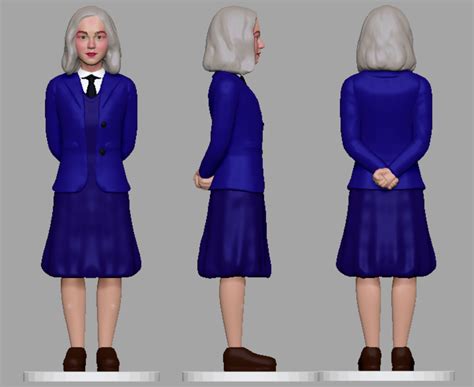 Archivo Stl Enid Sinclair Emma Myers Bobblehead・plan De Impresora 3d