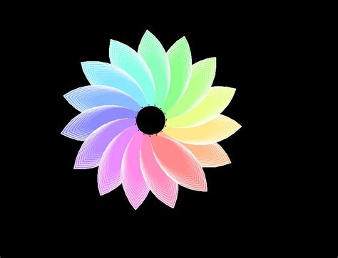 Coloring Flower By Python Turtle