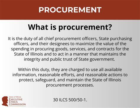 Procurement Ethics Stateofillinois State Of Illinois Executive