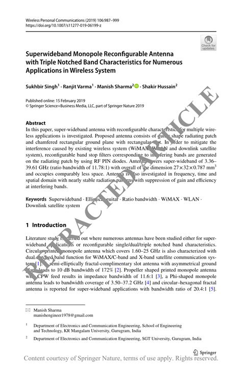Superwideband Monopole Reconfigurable Antenna With Triple Notched Band Characteristics For