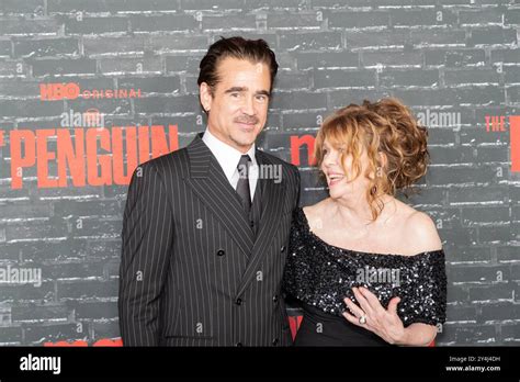 Colin Farrell And Deirdre Oconnell Attend Hbo Original The Penguin Premiere At Jazz At