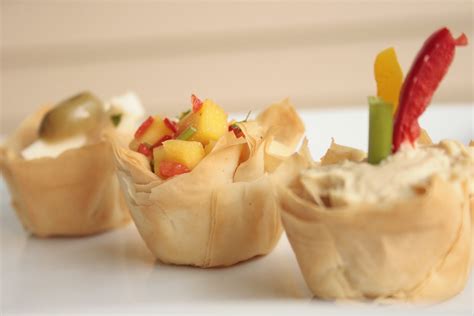 Saltpepperchili Phyllo Cup Appetizers A Gourmet Finger Food