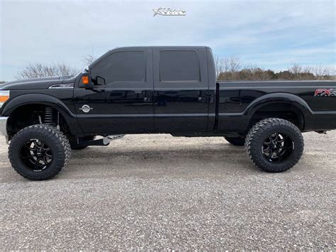 2014 Ford F 350 Super Duty Wheel Offset Aggressive 1 Outside Fender