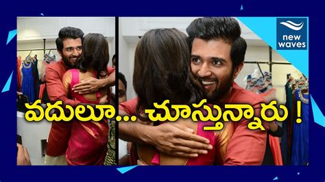 Vijay Devarakonda Romantic Hug With Catherine In Public Tollywood