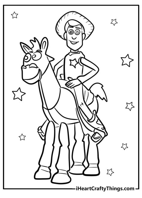 Free Printable Woody Toy Story Coloring Pages 2025