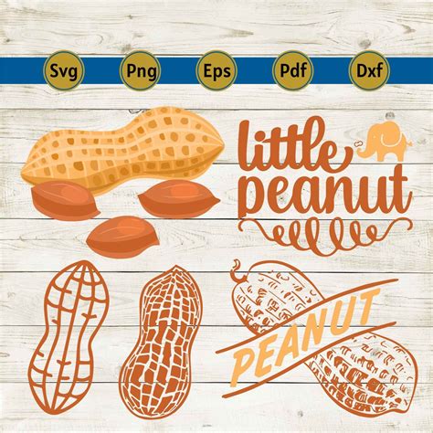Peanut Svg Peanut Png Peanut Clipart Peanut Shirt Peanut Lover T