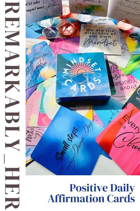 50 Positive Daily Affirmation Card Deck Inspirational Daily Etsy Artofit