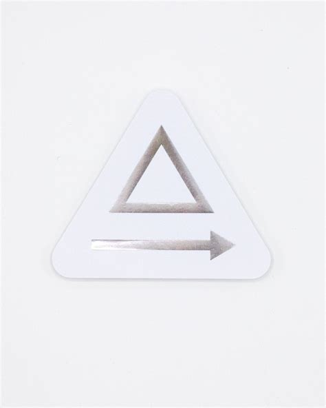 Cognitive Surplus Triangle Sticker
