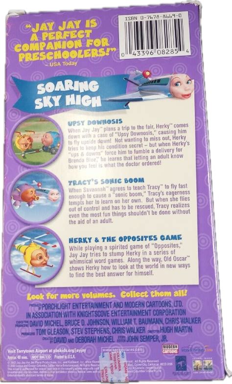 Jay Jay The Jet Plane Soaring Sky High Vhs Png 2 By Collegeman1998 On