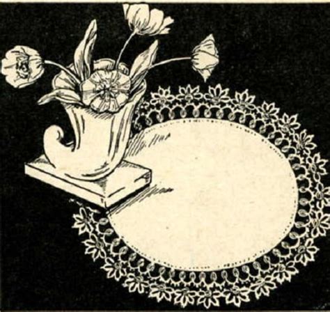 5312 Vintage Tatting Pattern For Daisy Chain Tatted Doily Etsy