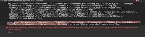 Ios Build Issue On Flutter Issue Chipweinberger Flutter Blue Plus Github