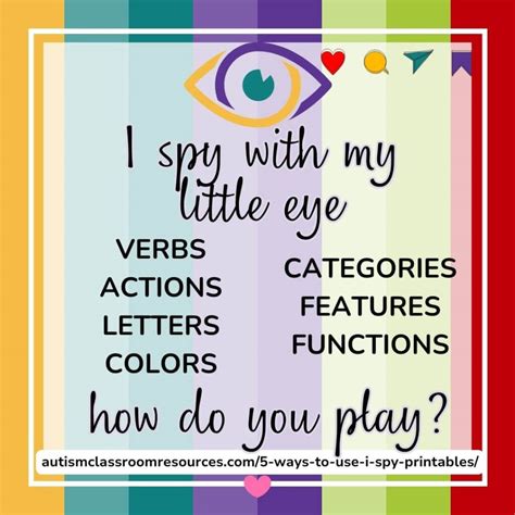 5 Ways To Use I Spy Printables As A Teaching Tool With A Free Download