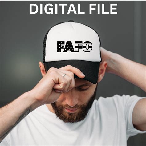 American Flag Themed Fafo Logo Svg Png Etsy