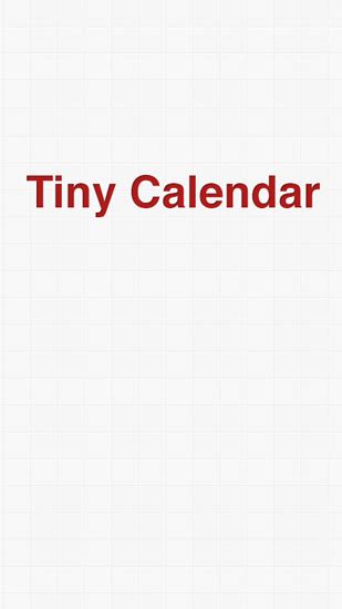 Tiny Calendar For Android Download For Free