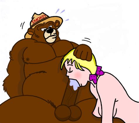 Rule 34 Bear Breasts Brown Fur Fellatio Female Human Interspecies