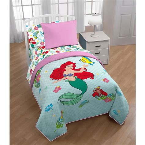 The Little Mermaid Ariel Quilted Bedspread Comforter And 1pc Sham 2