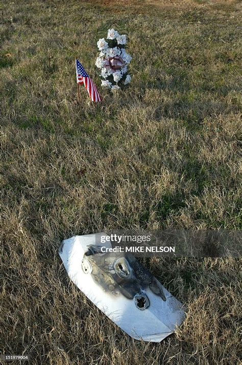 A Piece Of Debris From The Space Shuttle Columbia And A Make Shift