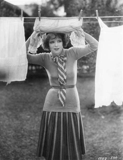 Clara Bow With Neckbow And Belted Waist For Karen R Clara Bow 1920s