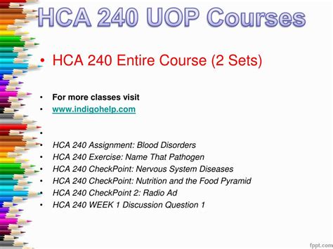Ppt Hca 240 Course Tutorial Indigohelp Powerpoint Presentation
