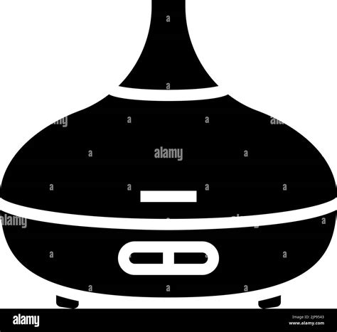 Oil Diffuser Perfume Glyph Icon Vector Illustration Stock Vector Image