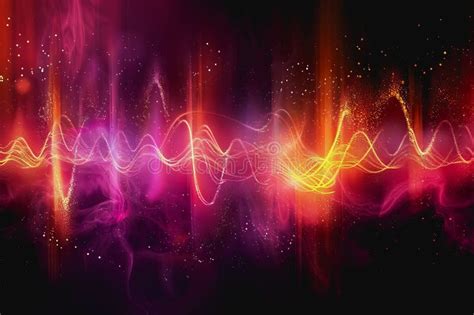 Digital Matrix Data Waveform On Music Dynamic Wave Abstract Concept