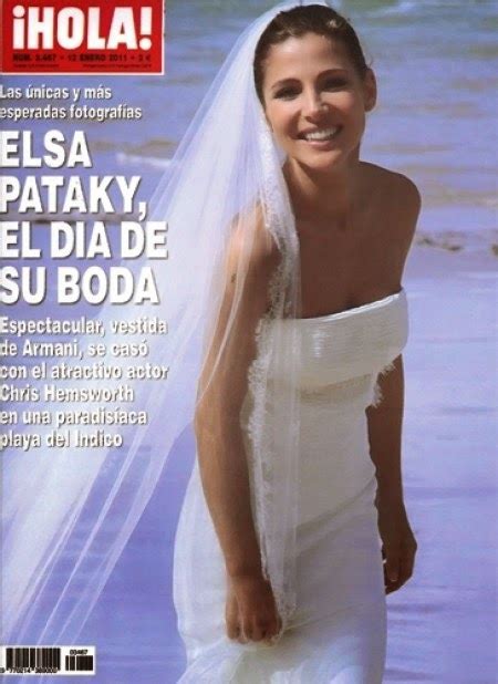Elsa Pataky Hemsworth Wedding Elsa Pataky Reveals Secret To Her