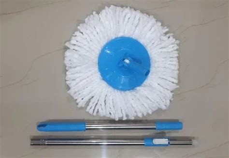 Microfiber Spin Mop Extendable Handle Microfibre Refill For Floor Cleaning Size 14 Inch At Rs