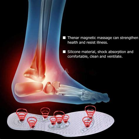 Acupressure Magnetic Reflex Insoles For Foot Pain Unicun
