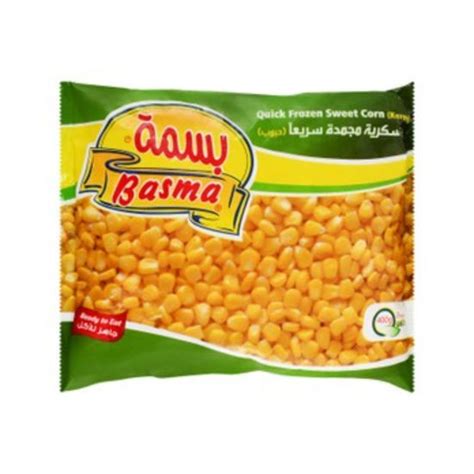 Basma Quick Frozen Sweet Corn 400g Myjam Food