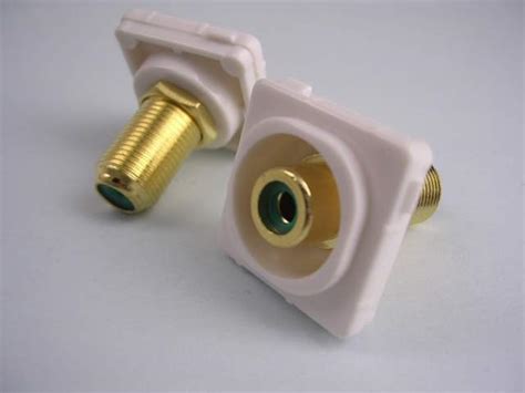 Insert Recessed Rca Green To F On Rear Clipsal Compatible