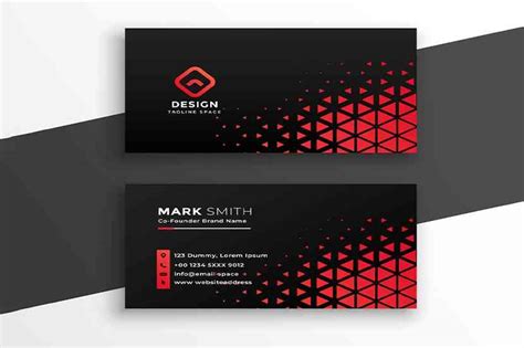 ابعاد استاندارد کارت ویزیت در اشکال مختلف طراحی گرافیکی