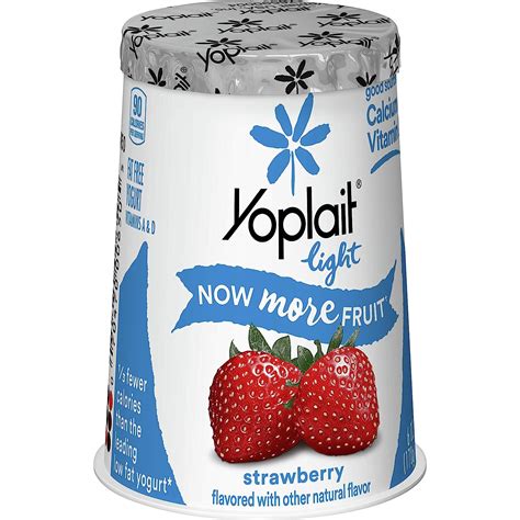 Buy Yoplait Light Strawberry Fat Free Yogurt 6 Oz Online At Lowest