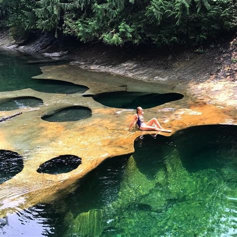 Oyster River Potholes Vancouver Island Imagine Swimming In That Maze