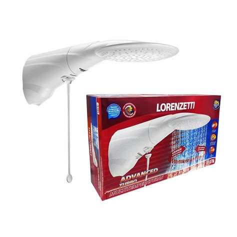 Ducha Advanced Turbo Multitemperaturas 220v 7500w Lorenzetti Shopee