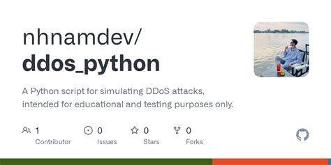 Github Nhnamdevddospython A Python Script For Simulating Ddos