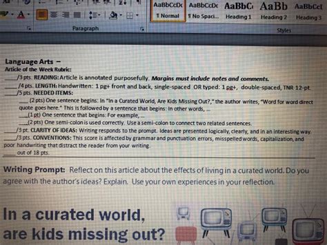 My Number One Most Effective Writing Assignment Gallaghers Aow Ela