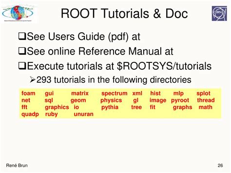 Ppt Introduction To The Root Framework Rootcernch Powerpoint