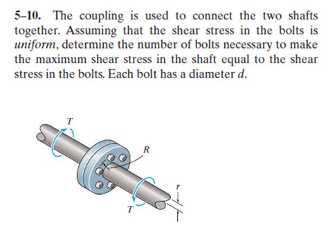 Civil Thinking › Shafts 5 10 The Coupling Is Used To Connect The Two