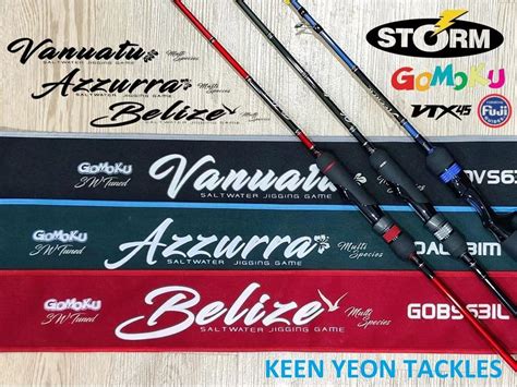 Storm Gomoku Belize Vanuatu Azzurra Jigging Rod Salt Water Shopee