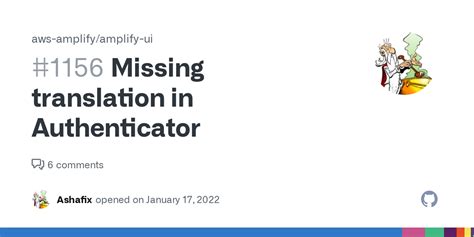 Missing Translation In Authenticator · Issue 1156 · Aws Amplify