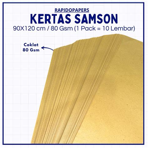[ 10 Sheets ] 90 X 120 Samson Paper 80gr Wrapping Paper Shopee Philippines