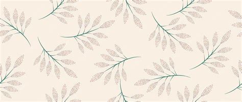 Premium Vector Modern Leaf Pattern Seamless Pattern On A Light